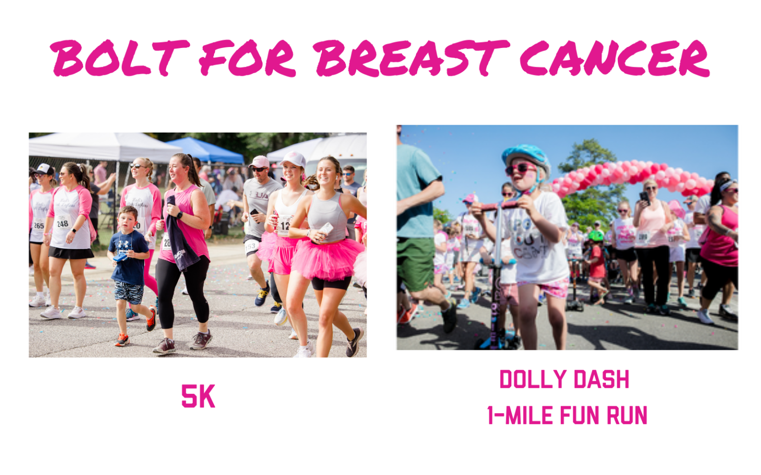 Bolt for Breast Cancer 5K & Fun Run | Breast Cancer Research Foundation ...