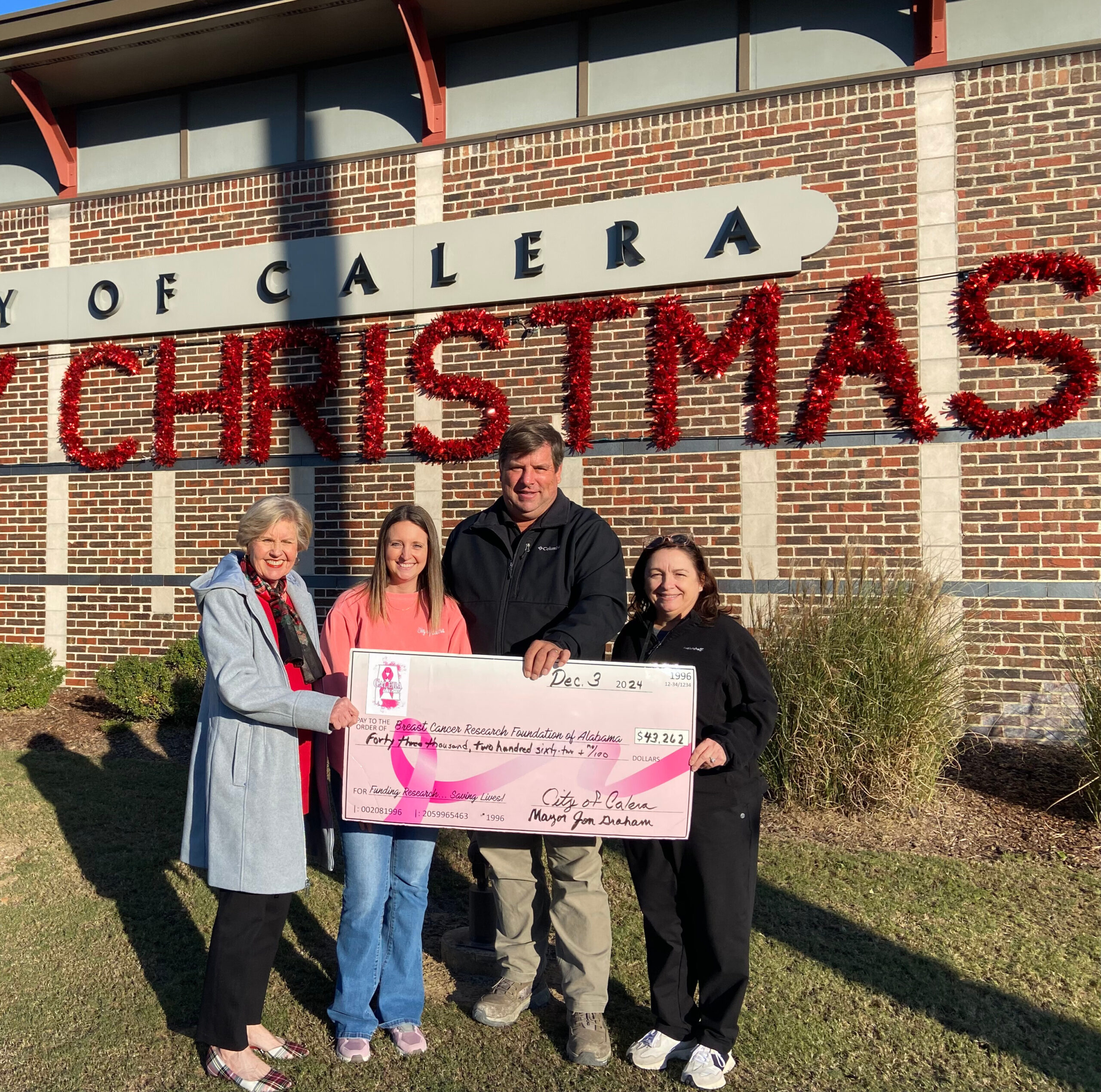 Calera Goes Pink Campaign Raises $43,262 in 14th Year Funding Alabama ...